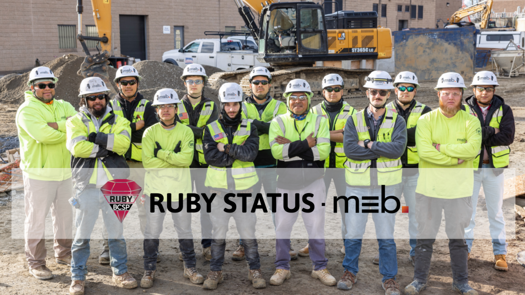 MEB Achieves Board of Certified Safety Professionals Ruby Status - MEB