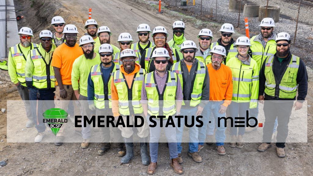 MEB Achieves Emerald Status Through the Board of Certified Safety ...